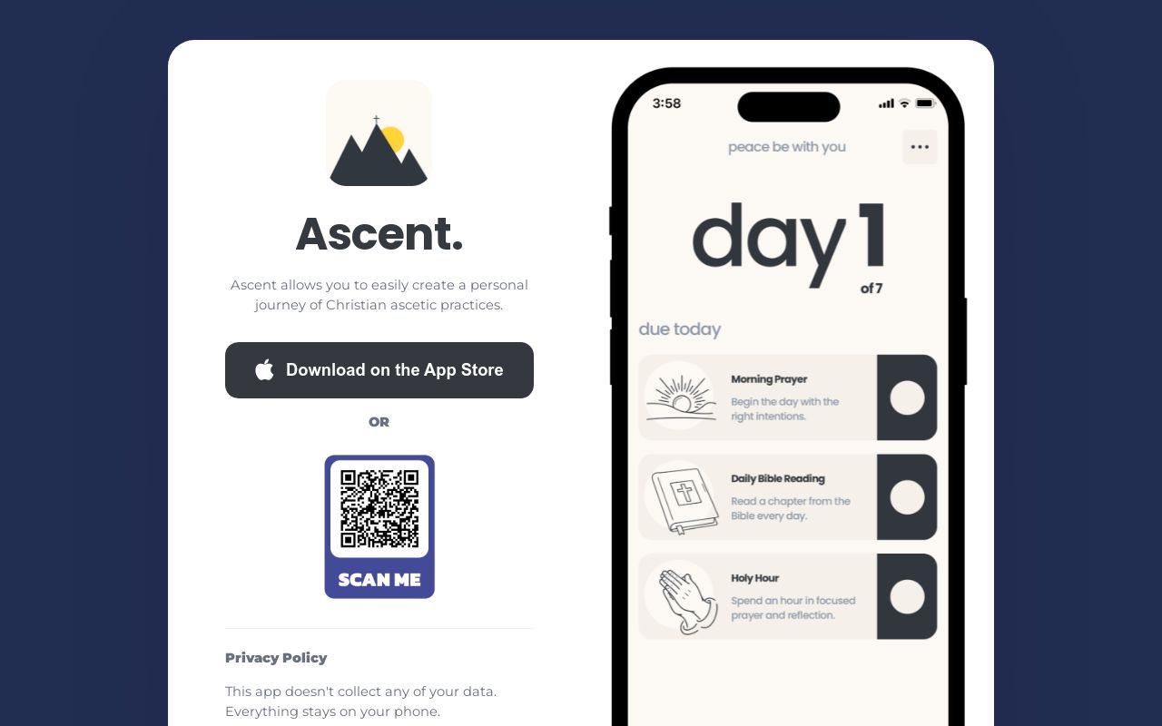 Ascent iOS Christian App